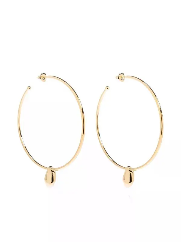 Isabel Marant Teardrop-detail Hoop Earrings