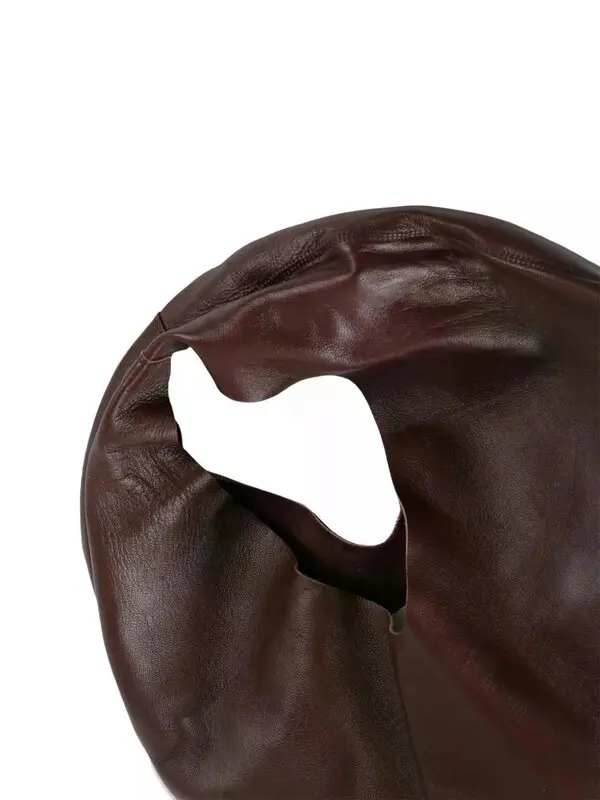 THE ROW Draped Leather Tote - Brown