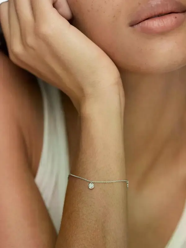 Monica Vinader Siren Muse Station Bracelet - Silver