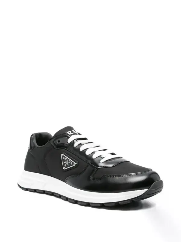 Prada Leather-panelled Sneakers