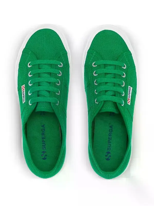 Superga Lace-up Canvas Sneakers - Green