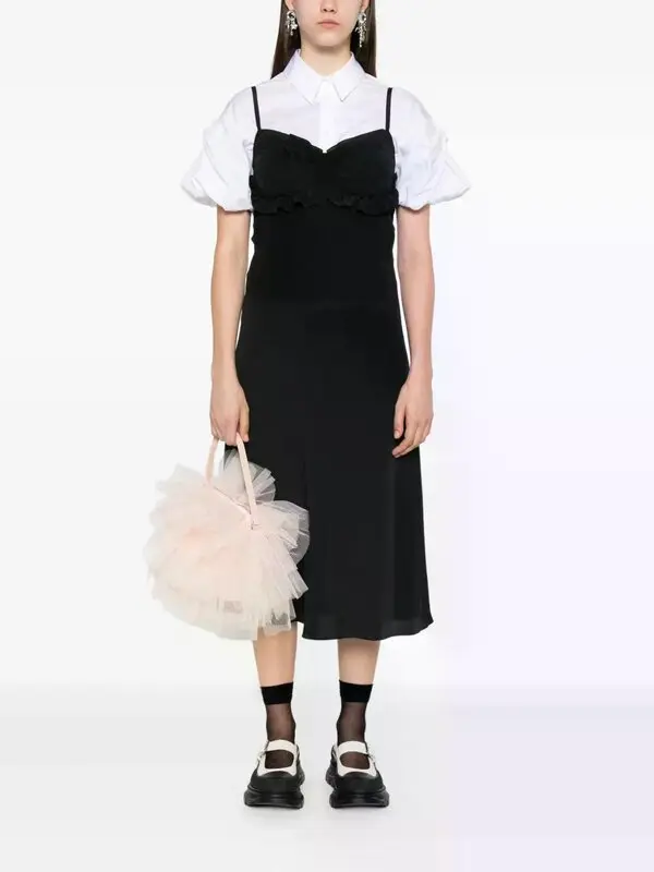Simone Rocha Ruffled Midi Dress