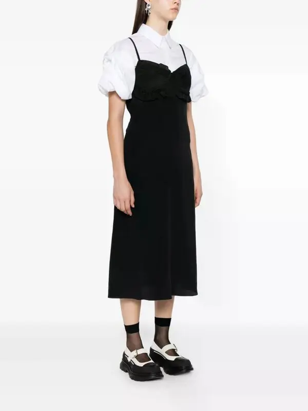 Simone Rocha Ruffled Midi Dress