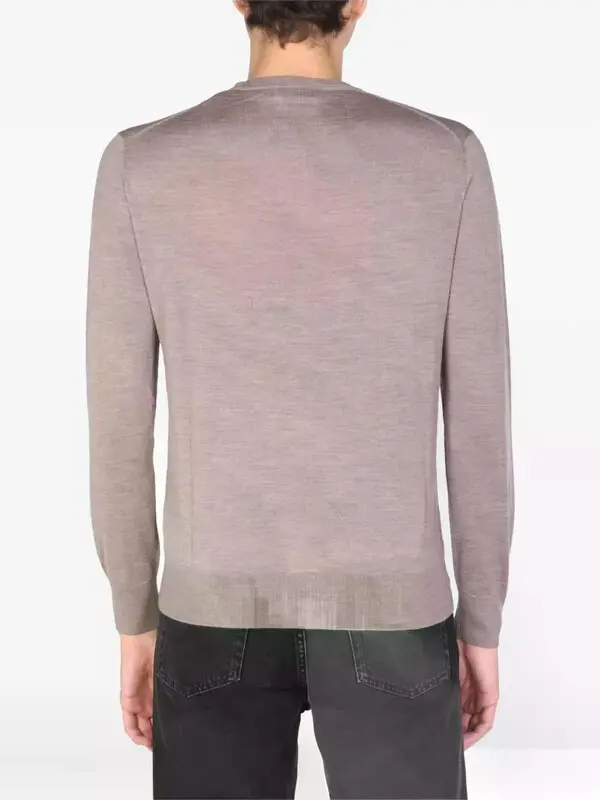 BALLANTYNE Crew-neck Wool Sweater - Grey