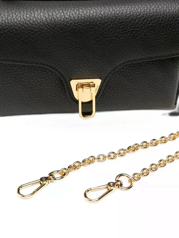 COCCINELLE Double Beat Leather Tote Bag