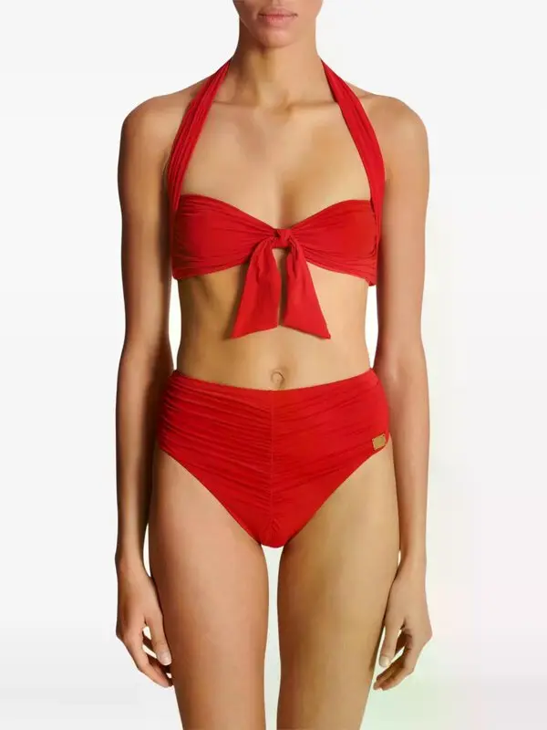 Balmain Tie-detail Bikini