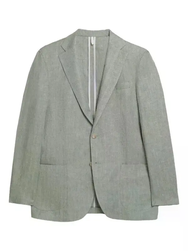 Brooks Brothers Herringbone Linen Blazer