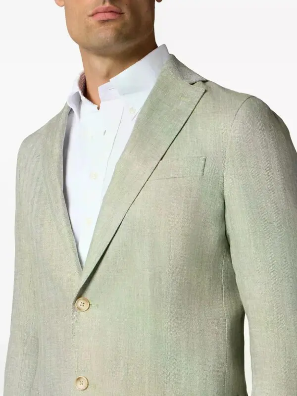 Brooks Brothers Herringbone Linen Blazer