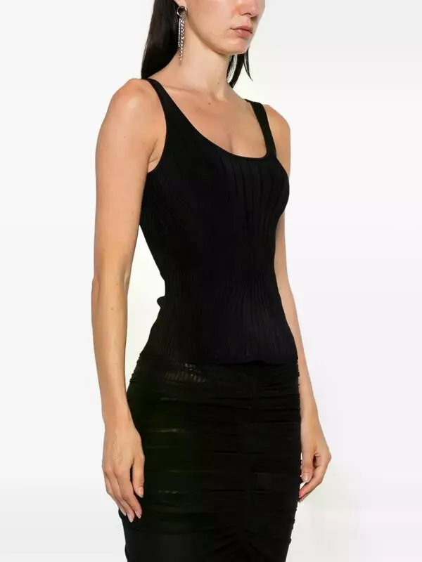 MUGLER Scoop-neck Tank Top