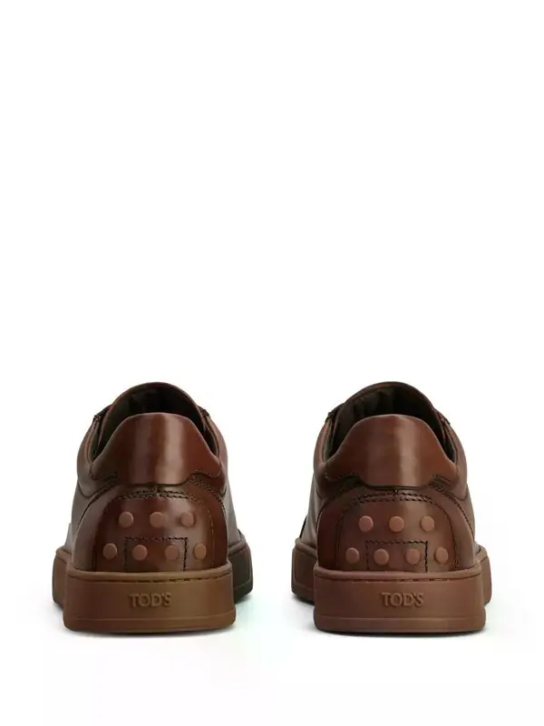 TOD'S Leather Sneakers - Brown