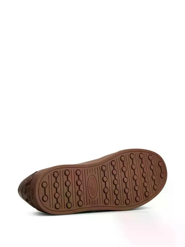 TOD'S Leather Sneakers - Brown