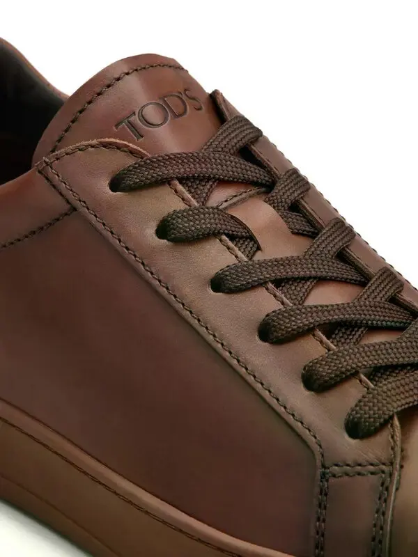 TOD'S Leather Sneakers - Brown