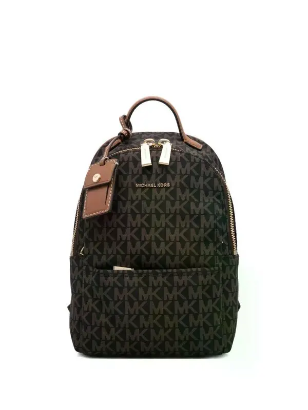 Michael Kors Monogram Logo Backpack