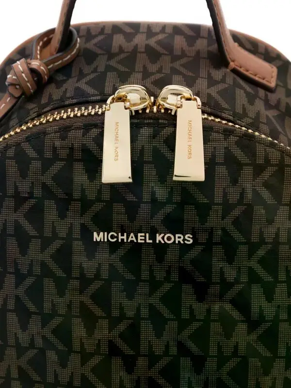 Michael Kors Monogram Logo Backpack