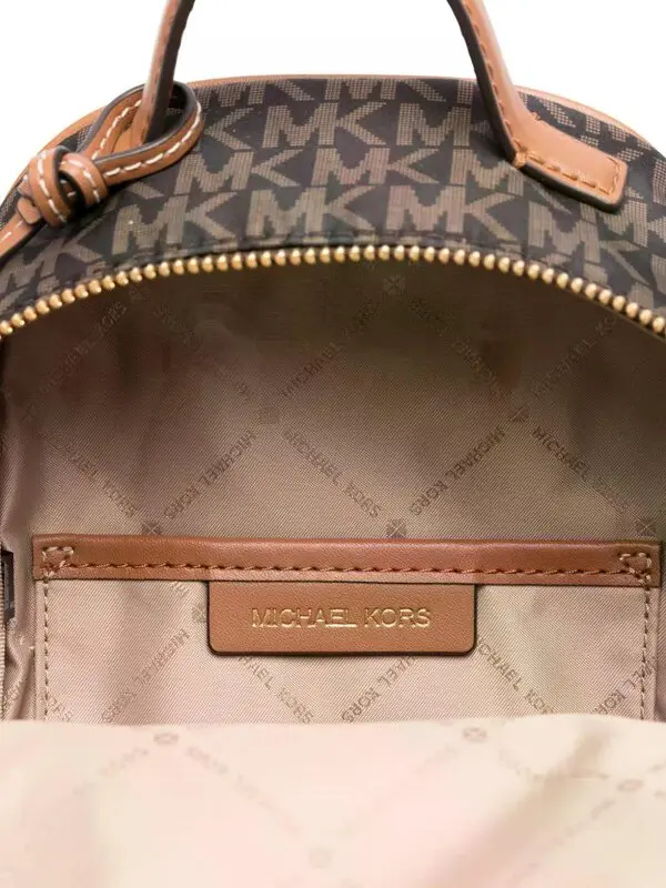 Michael Kors Monogram Logo Backpack
