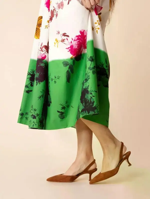 Manolo Blahnik 50mm Carolyne Pumps - Brown
