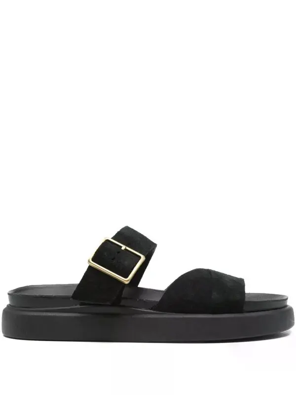 Clarks Aristella Buckled Platform Sandals