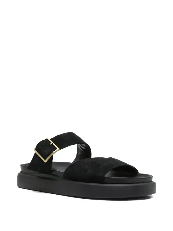 Clarks Aristella Buckled Platform Sandals