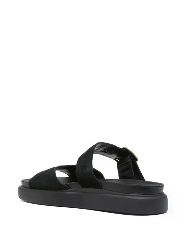 Clarks Aristella Buckled Platform Sandals