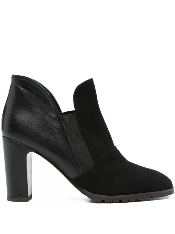 Chie Mihara Leather And Suede Ankle Boots