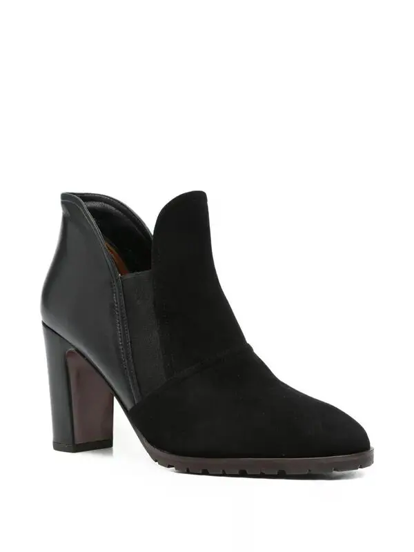 Chie Mihara Leather And Suede Ankle Boots