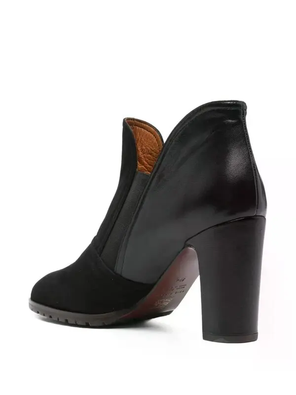 Chie Mihara Leather And Suede Ankle Boots