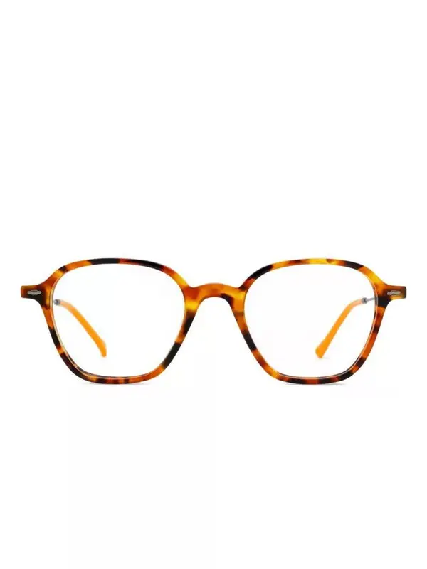 EYEPETIZER Quatorze Tortoiseshell Square-frame Glasses - Brown
