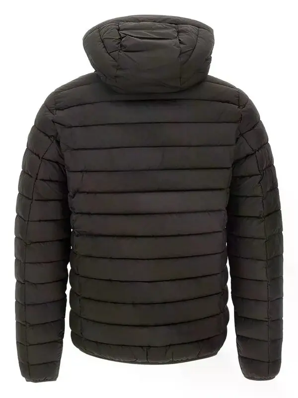 SAVE THE DUCK Hooded Quilted Jacket - Black