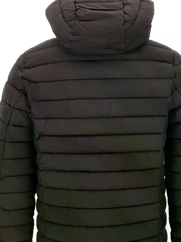 SAVE THE DUCK Hooded Quilted Jacket - Black