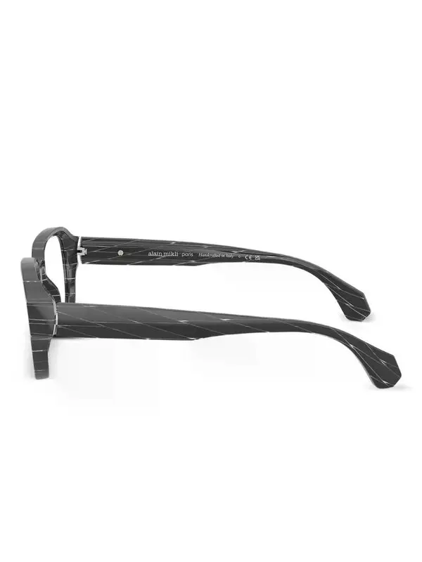 ALAIN MIKLI Rhombus-pattern Acetate Glasses