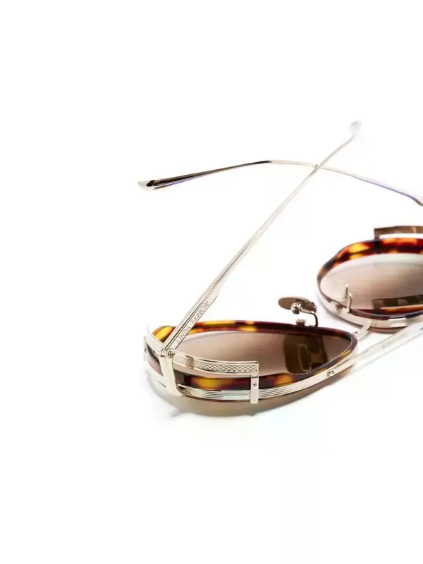 Linda Farrow Dimitri Pilot-frame Sunglasses