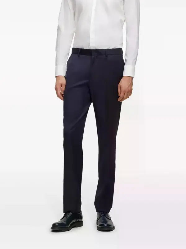 BOSS Pressed-crease Tailored Trousers