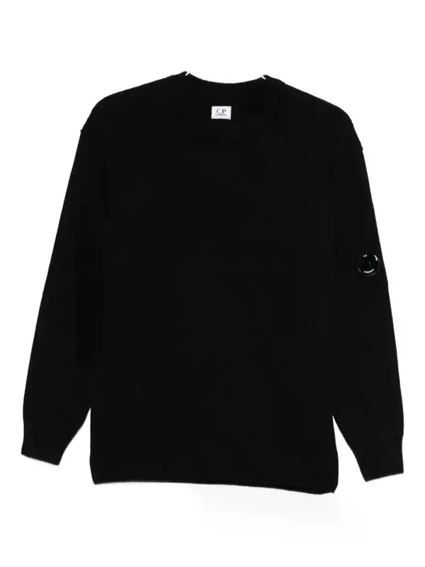 C.P. COMPANY Goggle-logo Crewneck Sweater