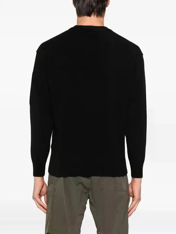 C.P. COMPANY Goggle-logo Crewneck Sweater