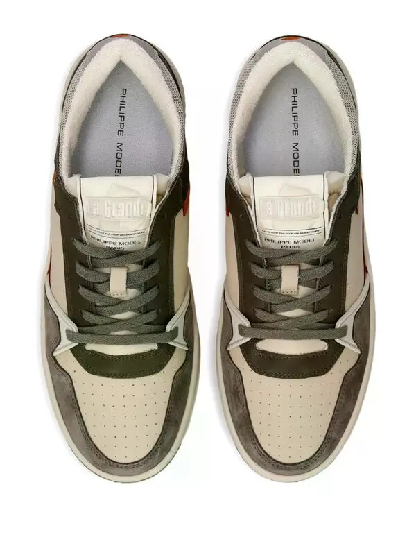 Philippe Model Panelled Low-top Sneakers - Brown