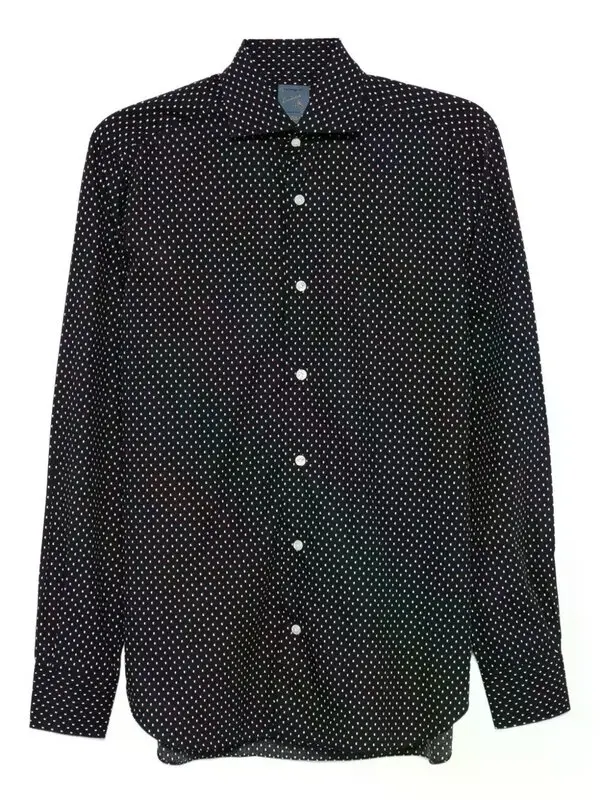 BARBA NAPOLI Polka-dot Shirt