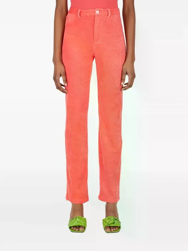 MAISIE WILEN Terry Mockumentary Jeans - Red