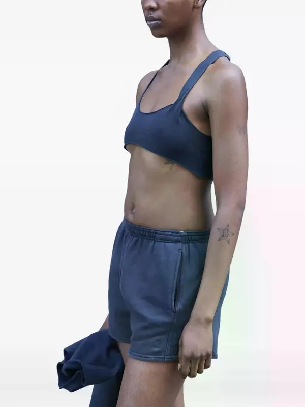 GREG ROSS Racerback Raw-cut Top