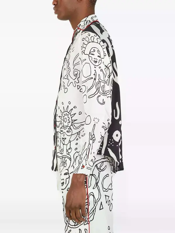 HONEY FUCKING DIJON Abstract-print Shirt