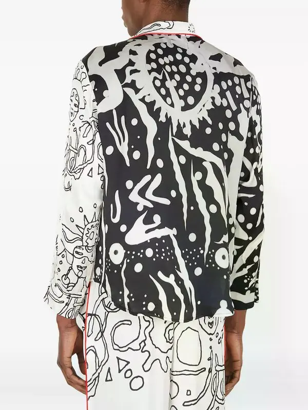 HONEY FUCKING DIJON Abstract-print Shirt