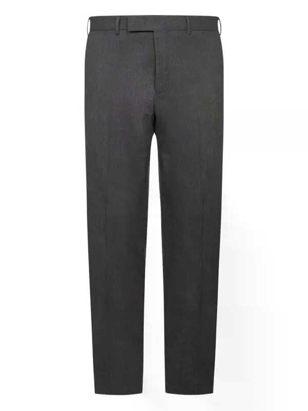 PT TORINO Pressed-crease Flat-front Trousers