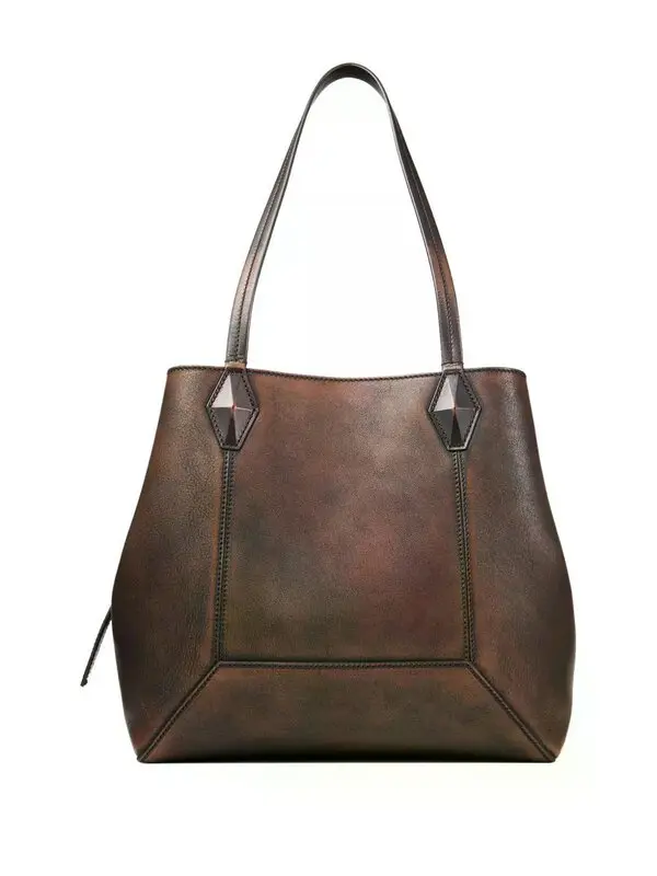 JIMMY CHOO Diamond Medium Leather Tote Bag