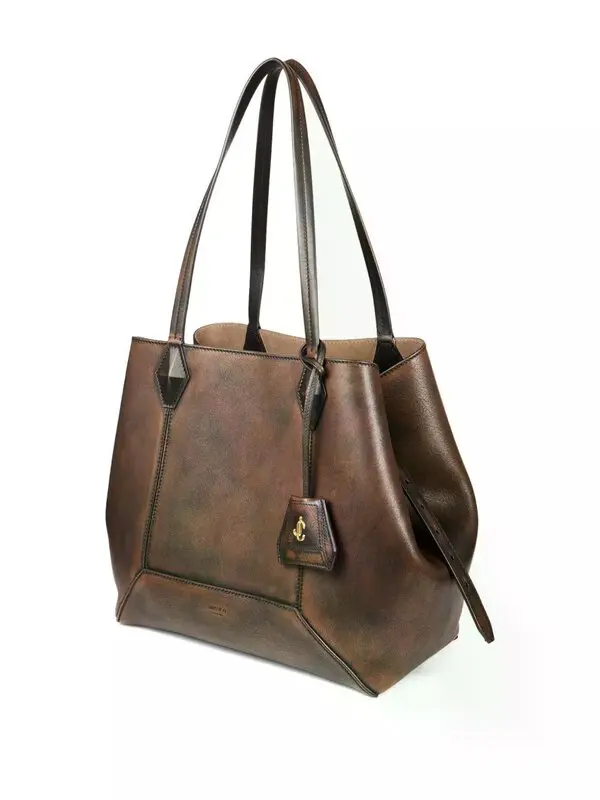 JIMMY CHOO Diamond Medium Leather Tote Bag