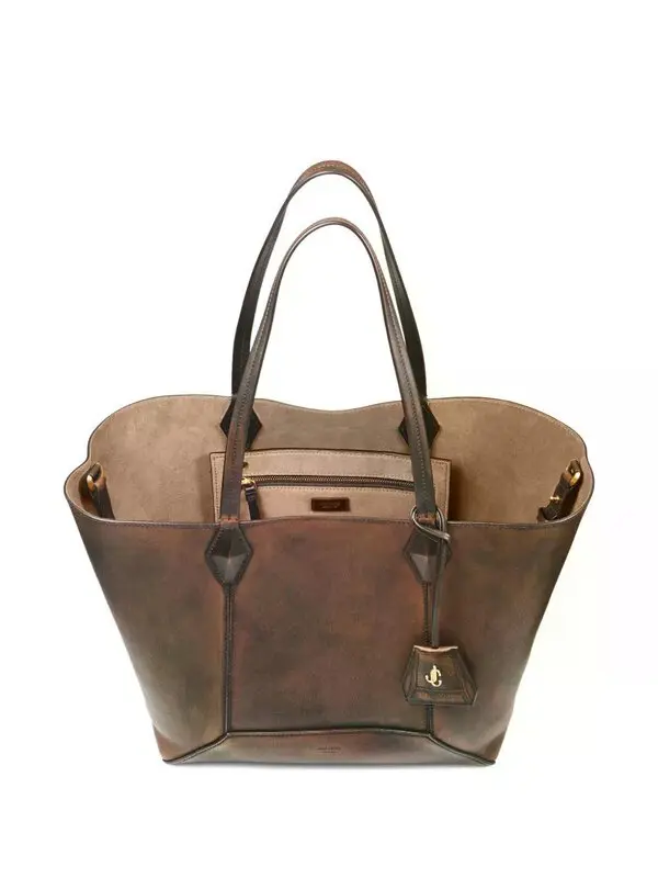 JIMMY CHOO Diamond Medium Leather Tote Bag