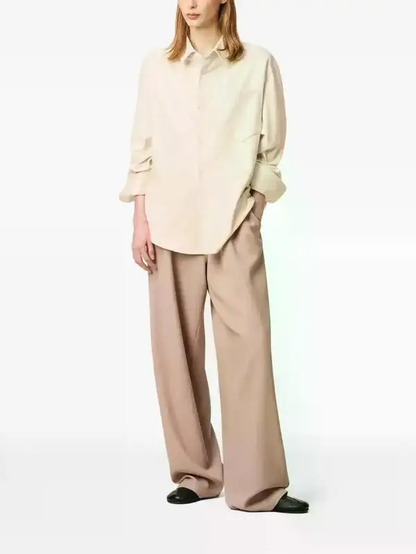 AMI Paris Embossed Cotton Boxy Shirt