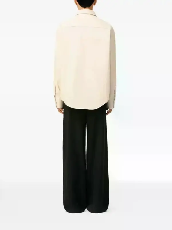 AMI Paris Embossed Cotton Boxy Shirt