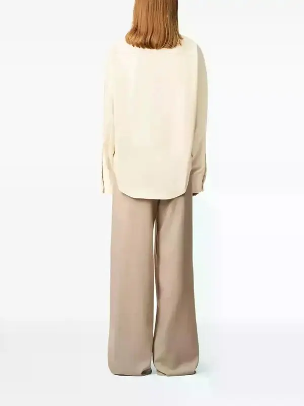 AMI Paris Embossed Cotton Boxy Shirt