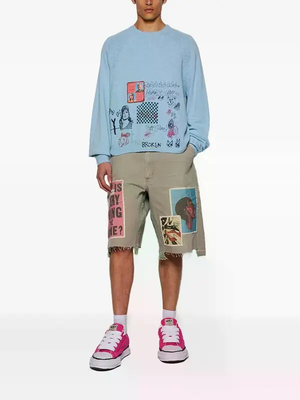 Mihara Yasuhiro Peterson Canvas Lace-up Sneakers - Pink