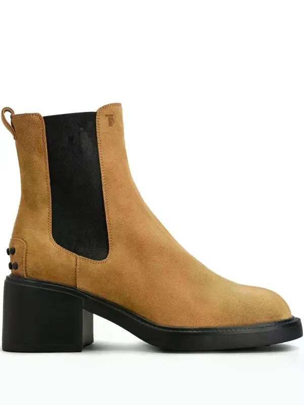 TOD'S Suede Chelsea Boots - Brown