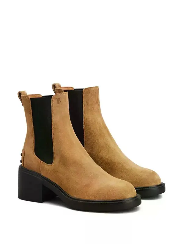 TOD'S Suede Chelsea Boots - Brown